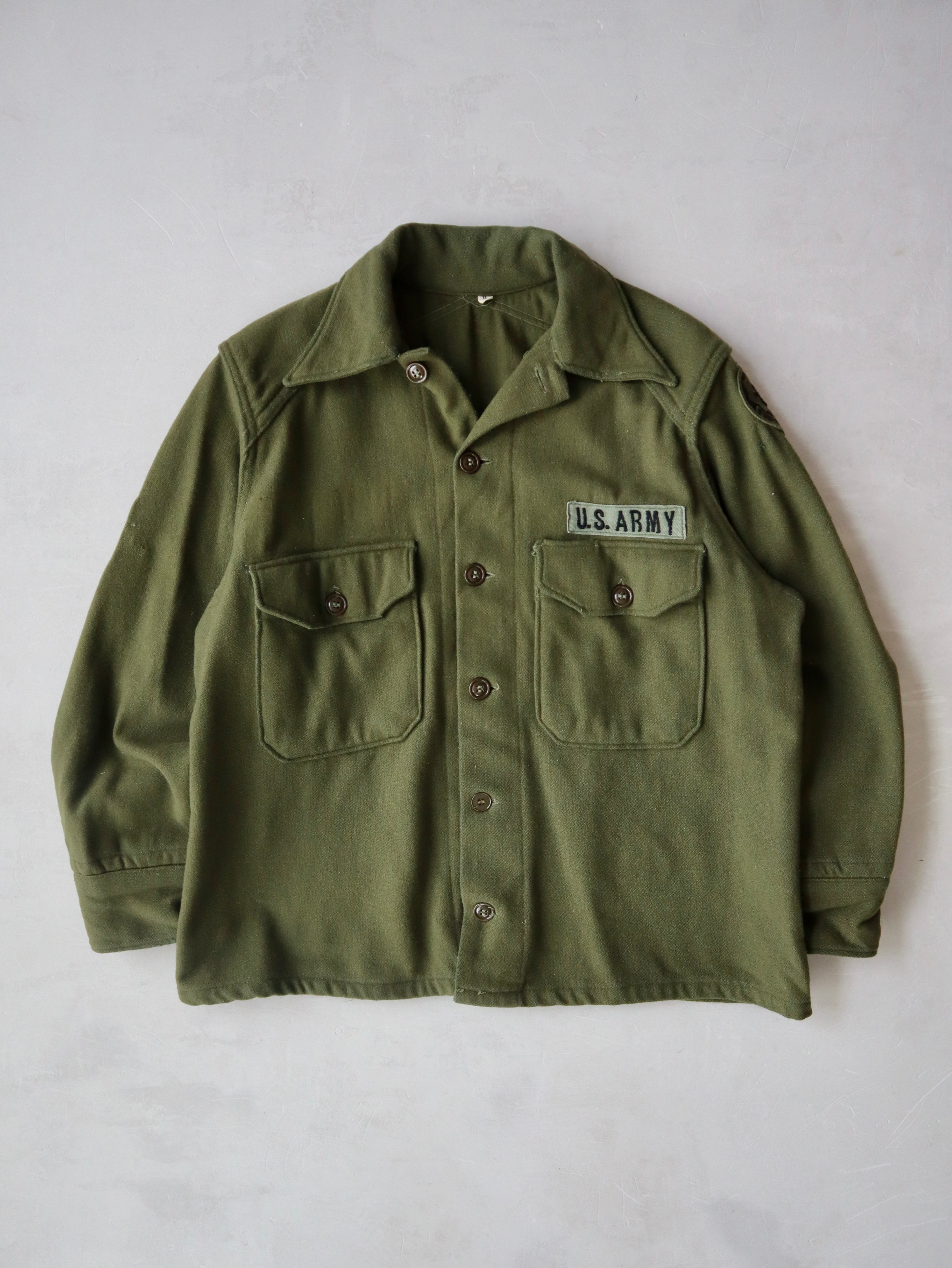 U.S Army OG-108 Wool Field Shirt - M – LONG GONE VINTAGE